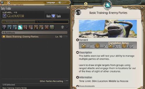 FFXIV: Tank training :: galumphing